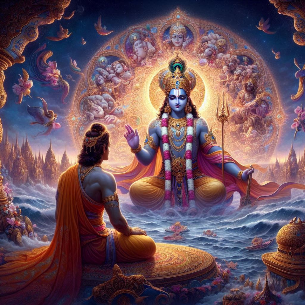 Chapter 11: Vishwarupa Darshanam : Arjuna's Awe-Inspiring ...